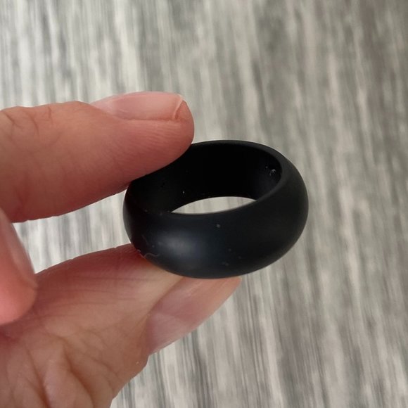 Jewelry | Black Medical Grade Silicone Ring | Poshmark